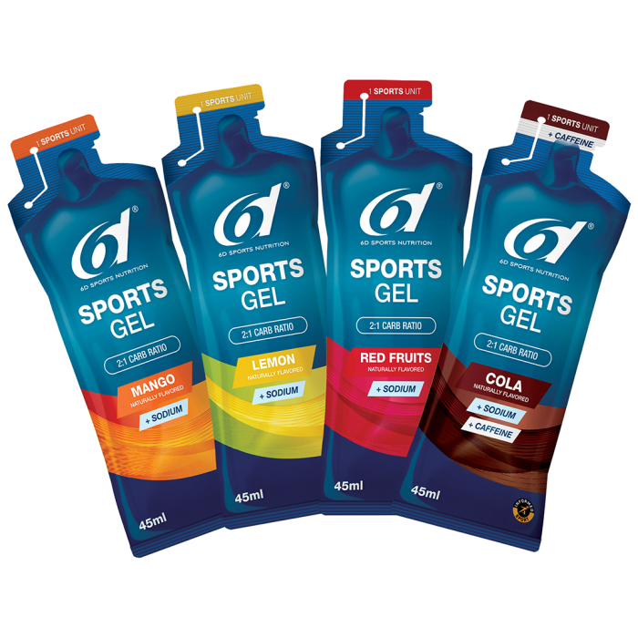 Sports Gel - 6x45ml | 6d Sports Nutrition